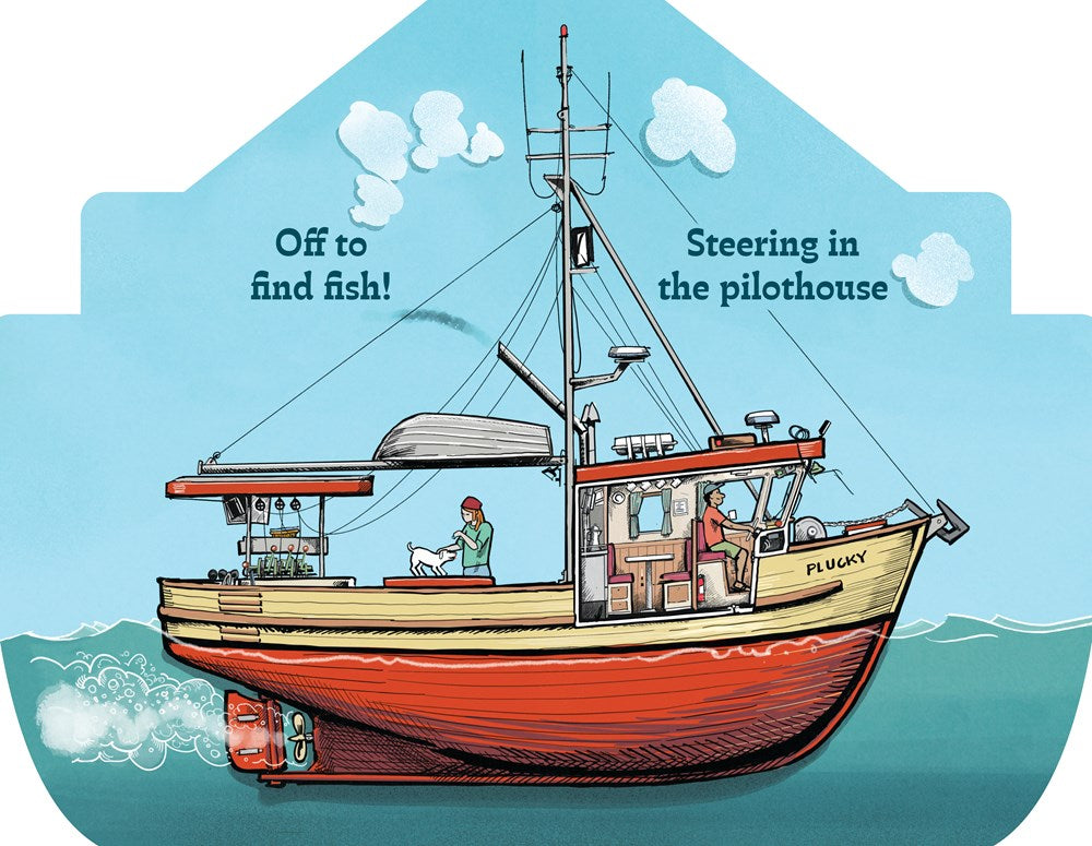 Working Boats: Salmon Troller (board book) – Book Larder